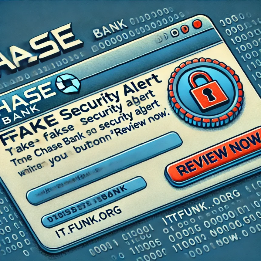 "Chase Account Temporarily Restricted" Phishing Email Scam - www.itfunk.org